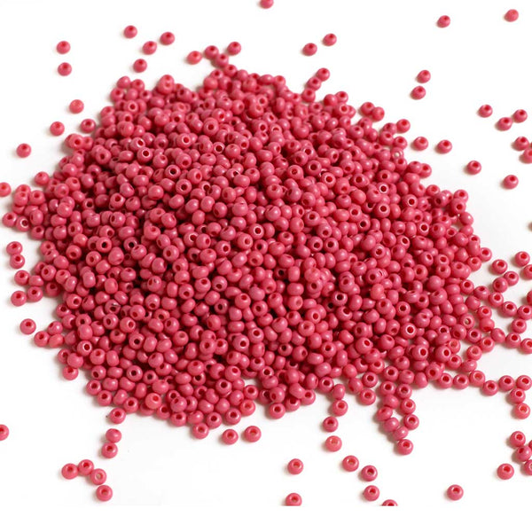 Matte Red Opaque - Beaded Dreams