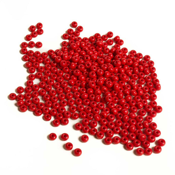Medium Red Pony Beads - Beaded Dreams